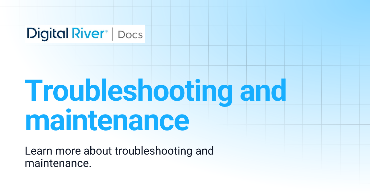 Troubleshooting and maintenance | Adobe Commerce Extension
