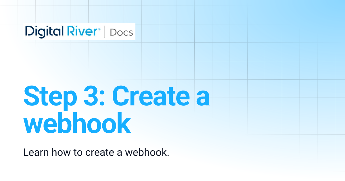 Step 3: Create a webhook | Adobe Commerce Extension