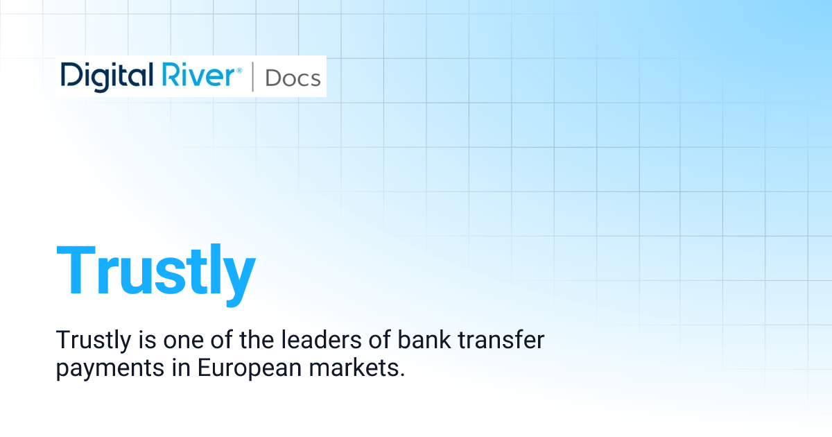 Trustly | Commerce API