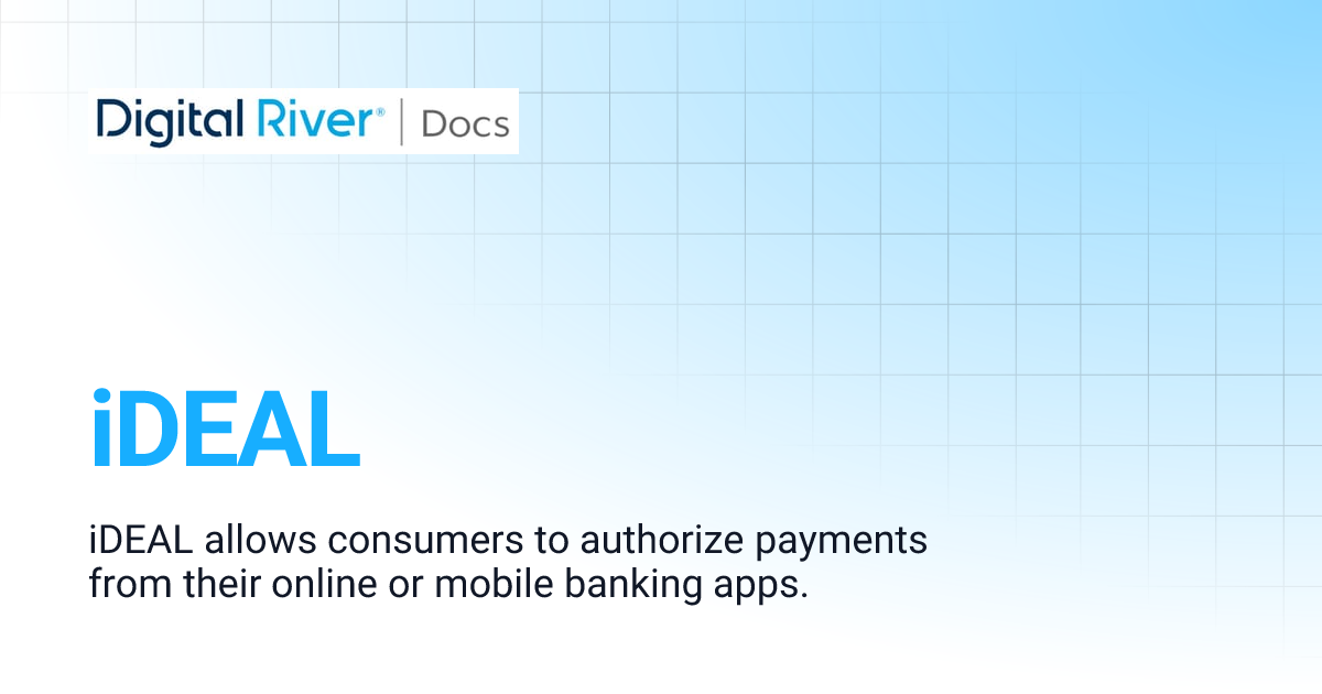iDEAL | Commerce API