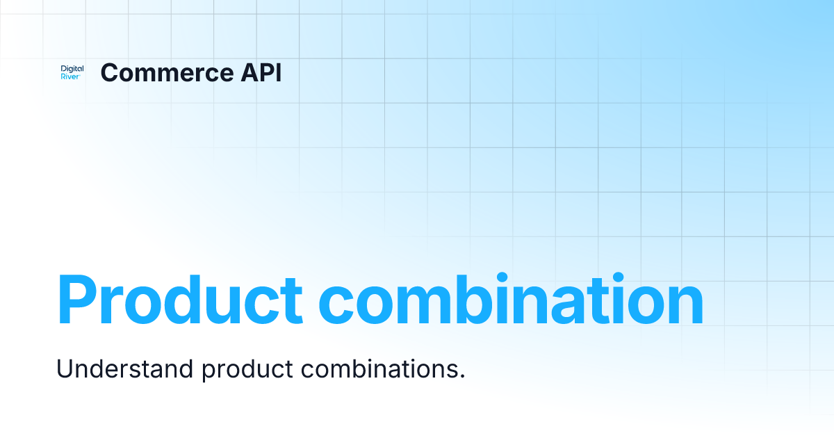 Product combination | Commerce API