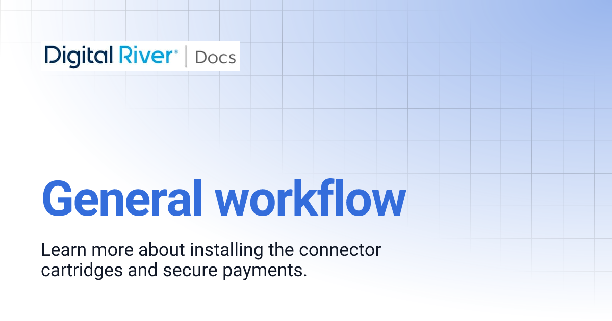 General Workflow Salesforce B2c Link Cartridge