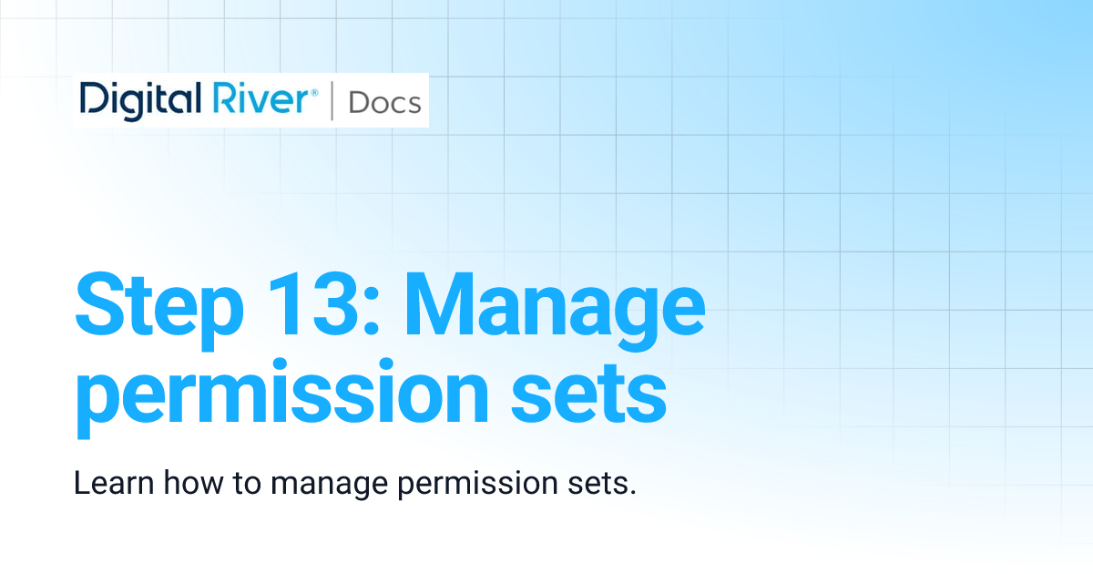 Step 13 Manage Permission Sets Salesforce Lightning B2b Commerce App