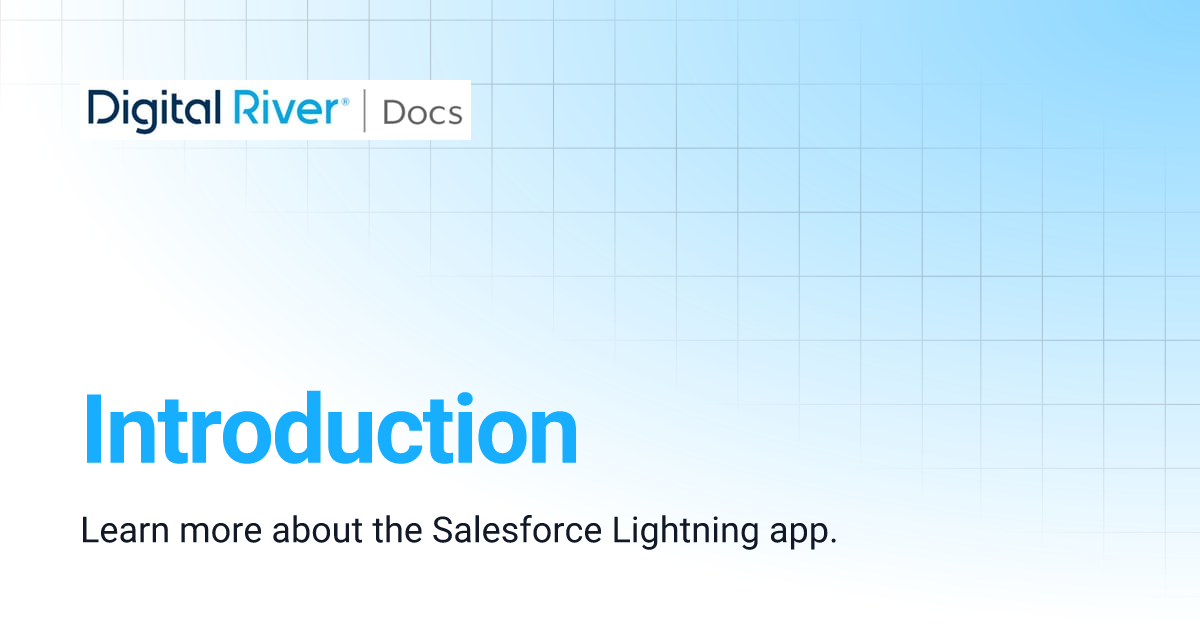 Introduction | Salesforce Lightning B2B Commerce App