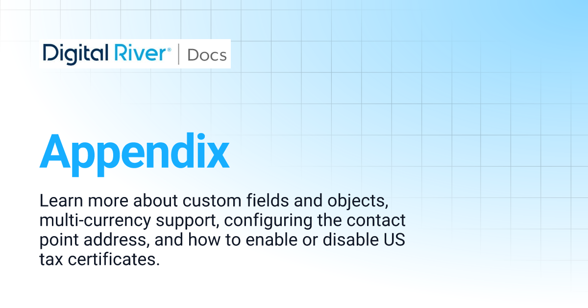 Appendix Salesforce Lightning B2b Commerce App