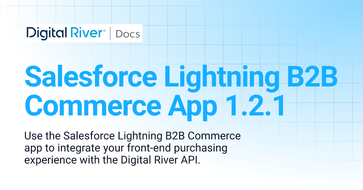Salesforce Lightning B2b Commerce App 121 Salesforce Lightning B2b