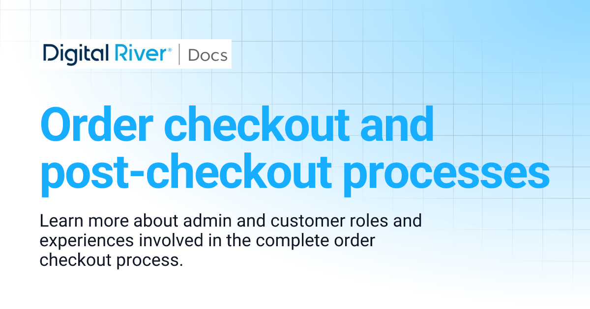Order checkout and post-checkout processes | WooCommerce Extension